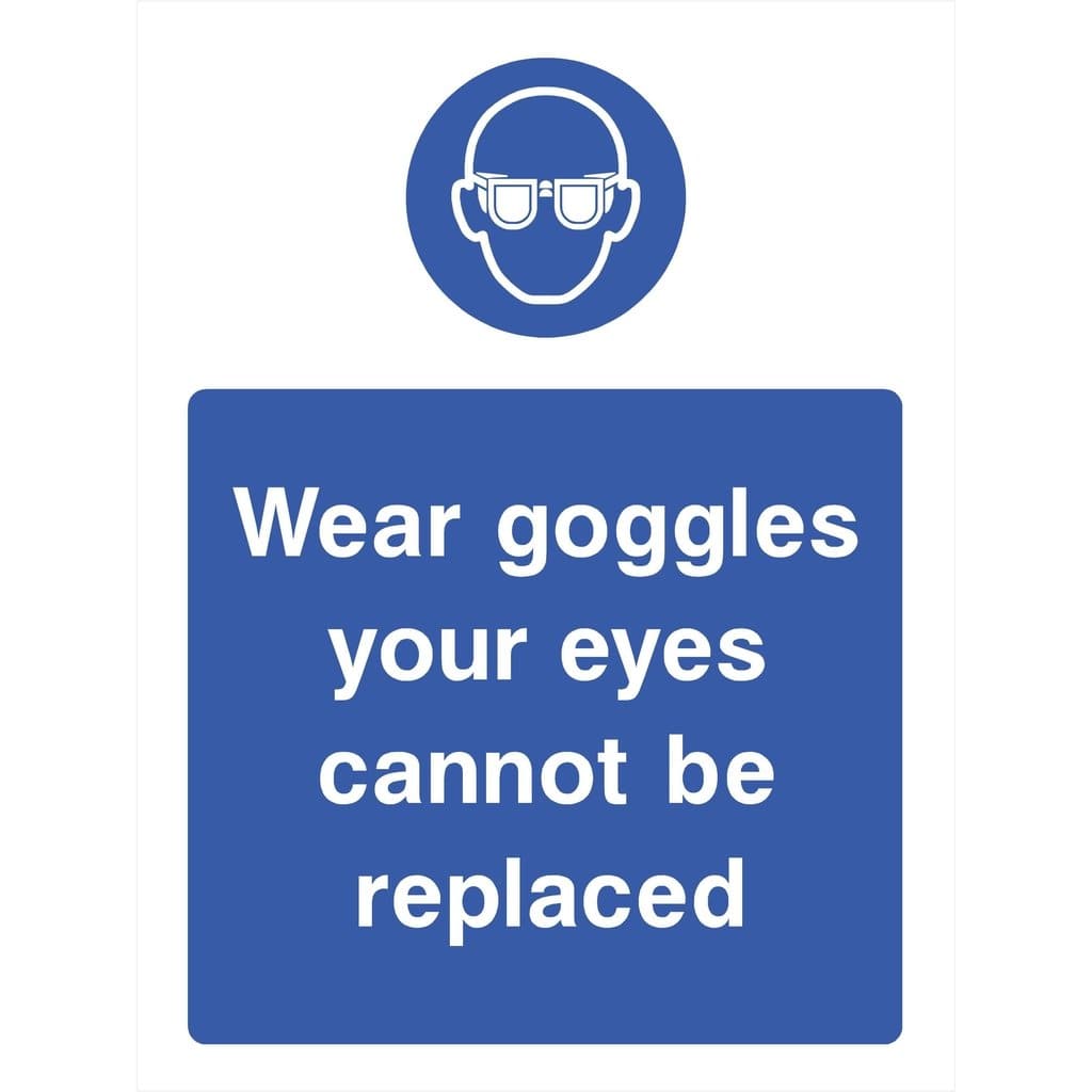 Eye Protection Signs | Biggest UK PPE Signs Range